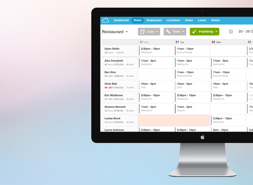 Online Rota Software & Staff Management - RotaCloud