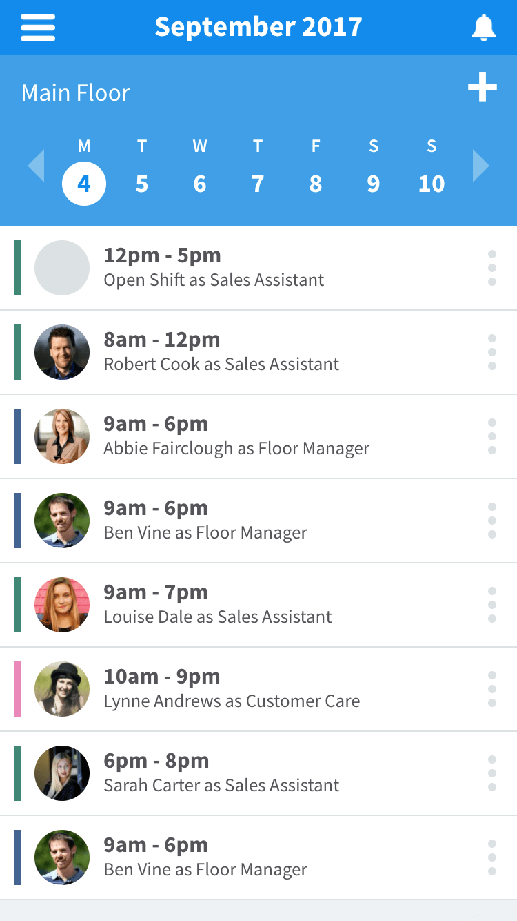 Online Rota Software & Staff Management - RotaCloud
